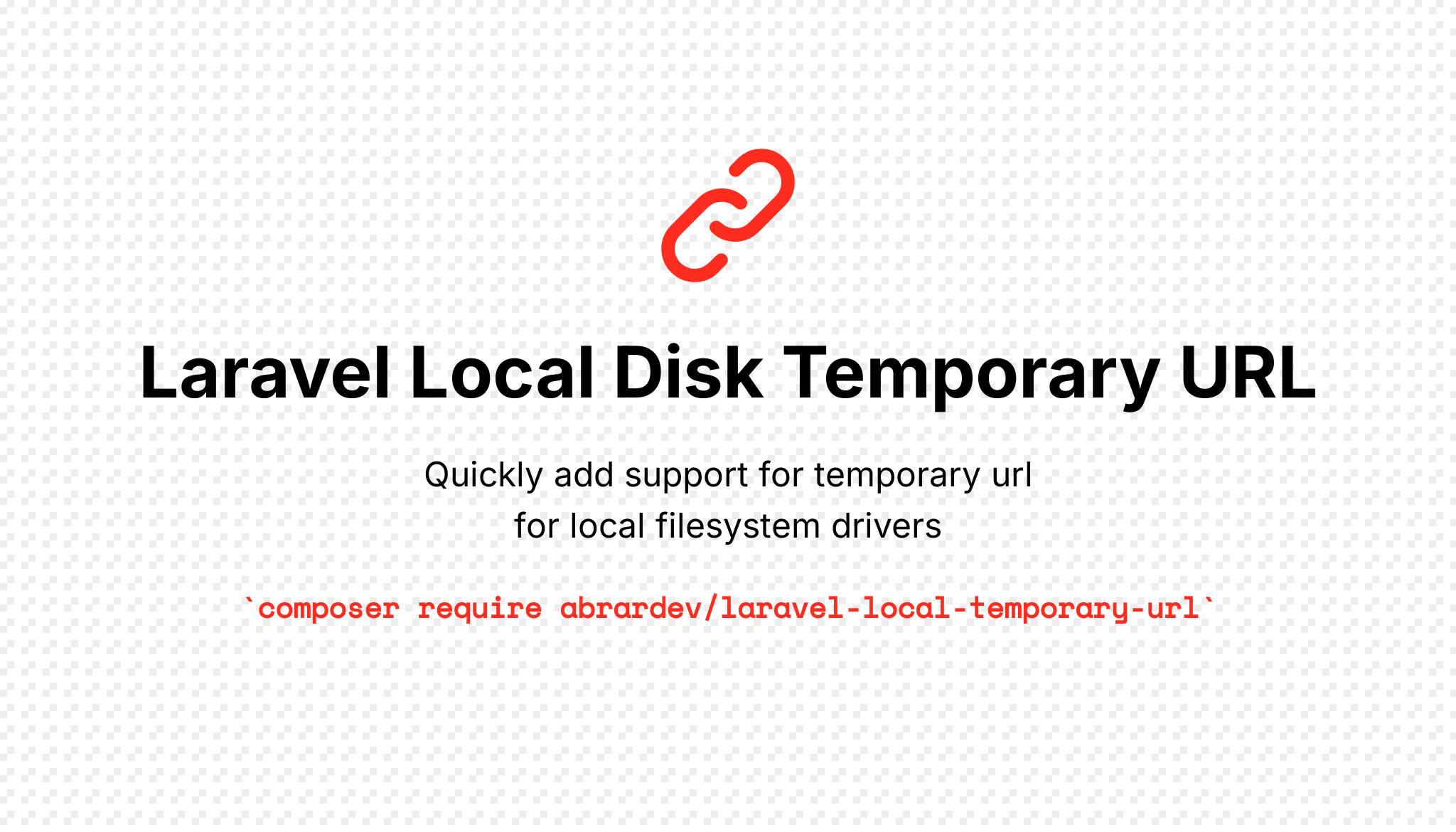 GitHub - abrardev99/laravel-local-temporary-url: Quickly add support ... GitHub - abrardev99/laravel-local-temporary-url: Quickly add support ...